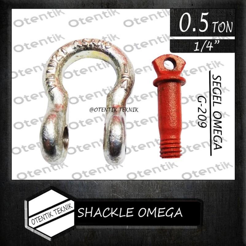 Jual Shackle Omega 1/2 Ton - Klem Shakel 500 Kg - Sakel - Segel 1/2t Di ...