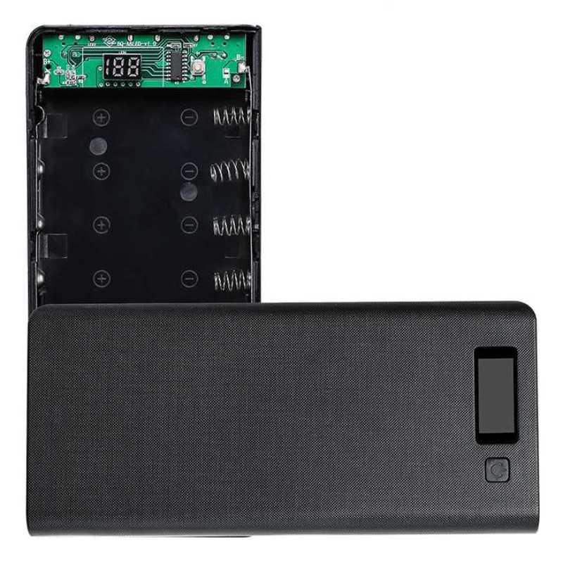 Jual Glo - Rovtop Diy Power Bank Case 8x18650 2 Port + Display - A8 ...