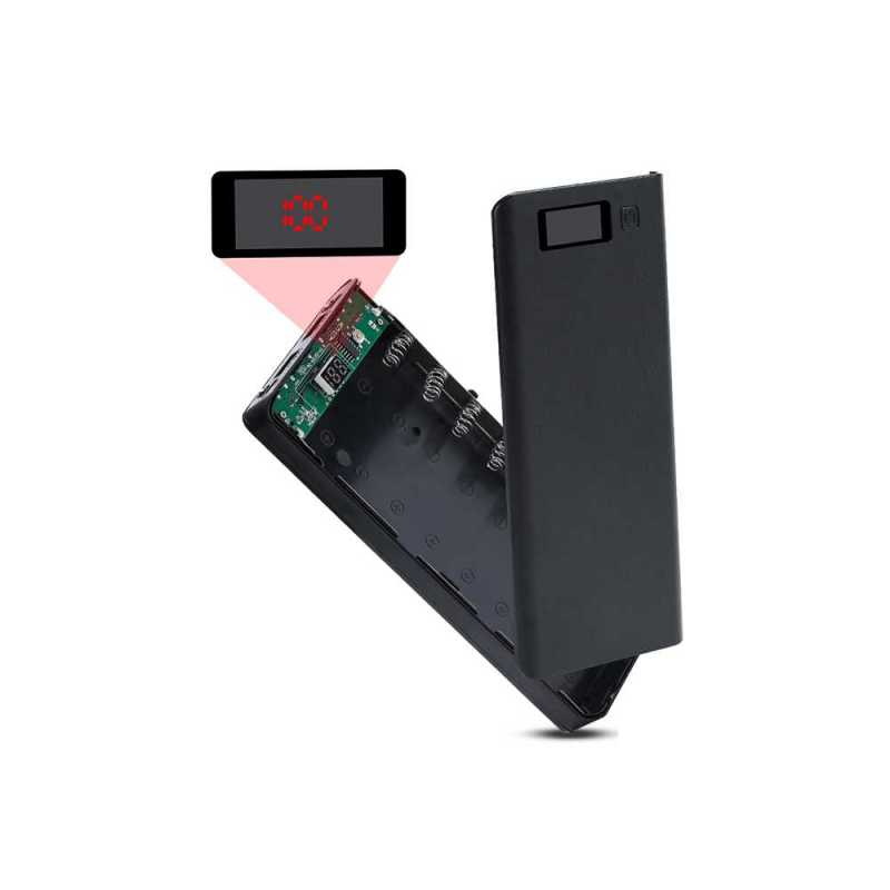 Jual Glo - Rovtop Diy Power Bank Case 8x18650 2 Port + Display - A8 ...