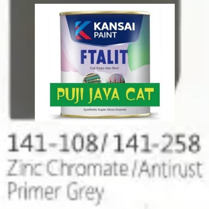 Jual Cat Kansai 141-108/141-258 Zinc Crhromate/antirust Primer Grey Di ...