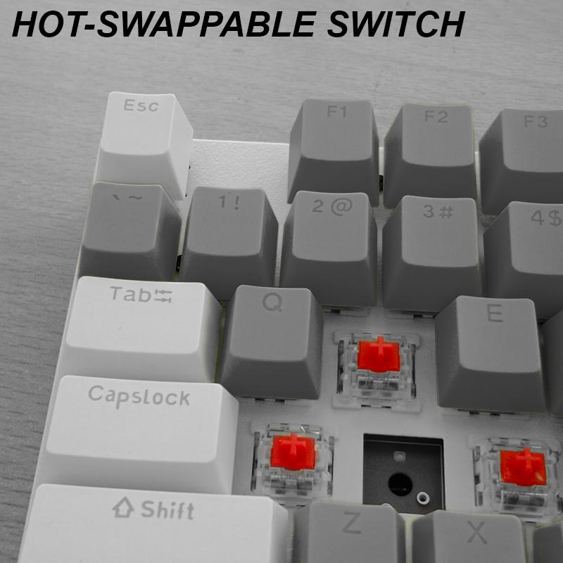Promo Keyboard Gaming Mecha Hotswap Outemu Red Switch TKL RGB Raptor ...