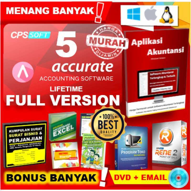 Jual Software Akuntansi Lengkap & Surat Perjanjian | Program Aplikasi Excel - For Windows, Dvd ...