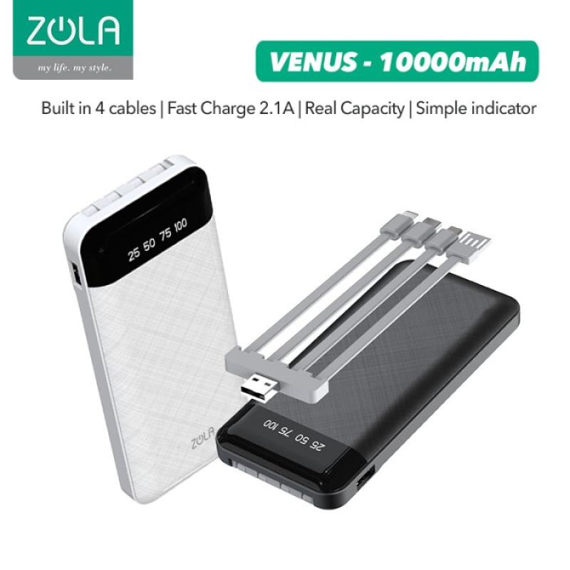 Promo Free Ongkir Zola Powerbank Venus 10000mah Smart Led Display 2.1a ...