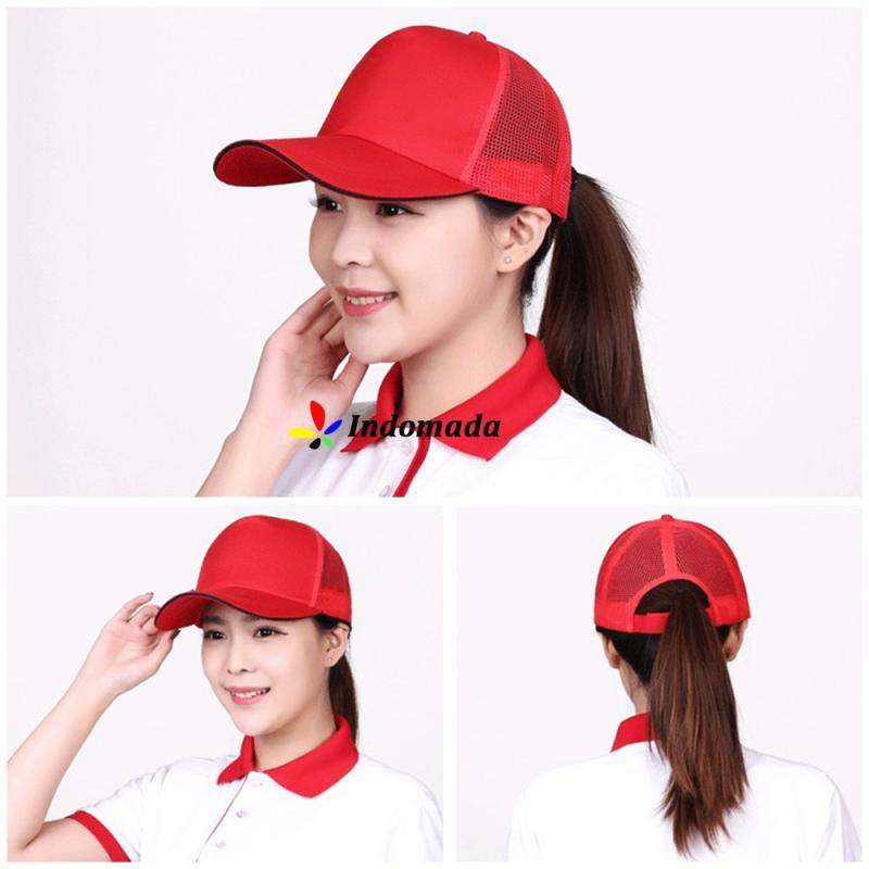 Jual Topi Jaring Polos Katun Pelayan Waitress Restaurant Shop Baseball ...