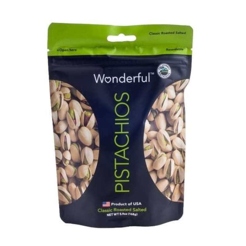 Jual WONDERFUL PISTACHIOS CLASSIC ROASTED SALTED [168 G] di Seller ...