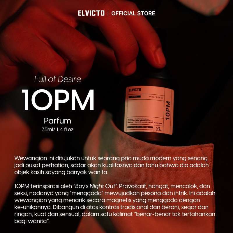 Promo Elvicto 10pm Extrait De Parfum 35ml Diskon 24% Di Seller Elvicto ...