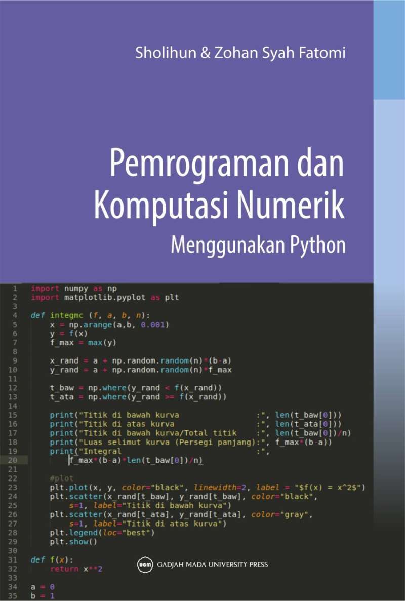 Jual Buku Pemrograman Dan Komputasi Numerik Menggunakan Python Di Seller Singkuan Pustaka 