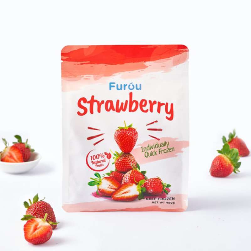 Jual FUROU IQF FROZEN STRAWBERRY 450GR di Seller Farmers Family Buaran ...