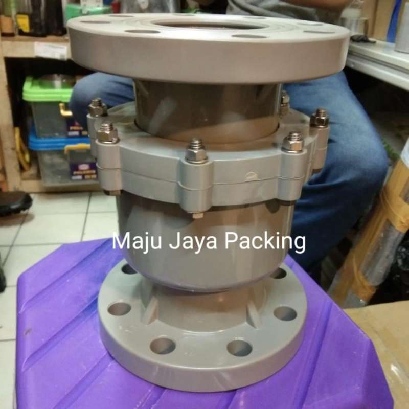 Jual Swing Check Valve Pvc Flange 2 Inch / Swing Check Pvc Flange Jis 10k Di Seller Maju Jaya ...