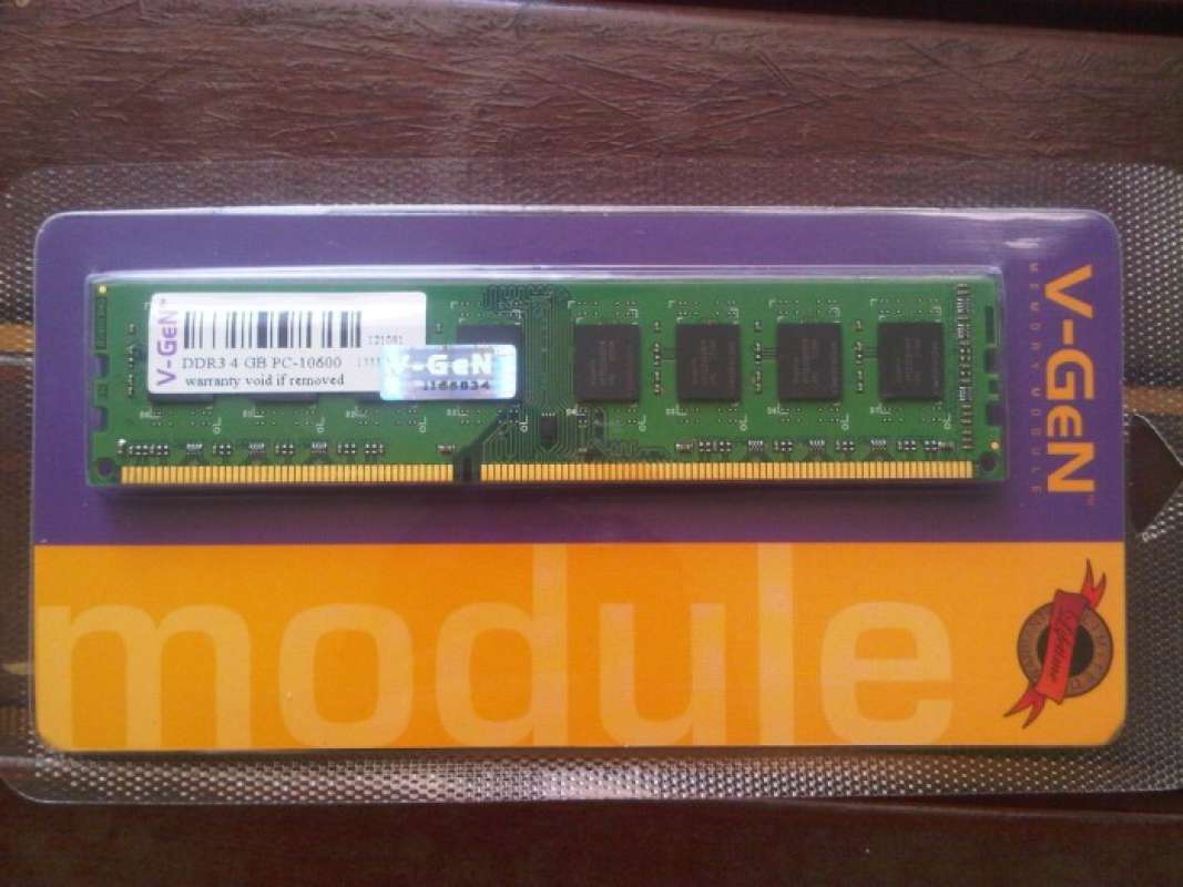 Promo Ram V-gen 4gb Ddr3 Long-dimm Untuk Pc/desktop Diskon 23% Di ...