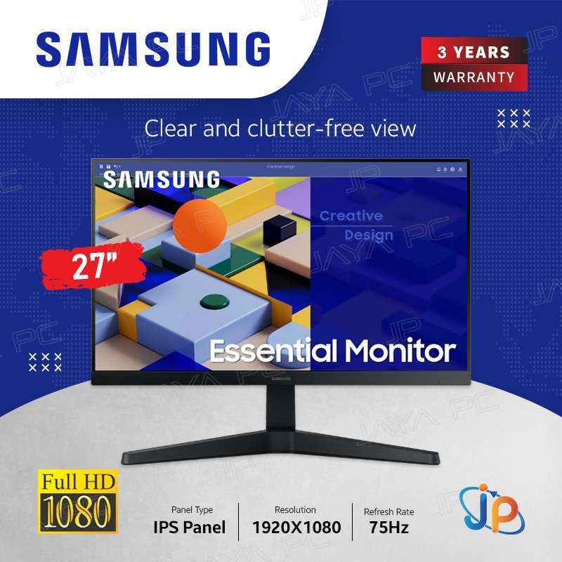 Promo Monitor Samsung Led Ips S27c310/ Ls27c310eac - Full Hd 27 Inch ...