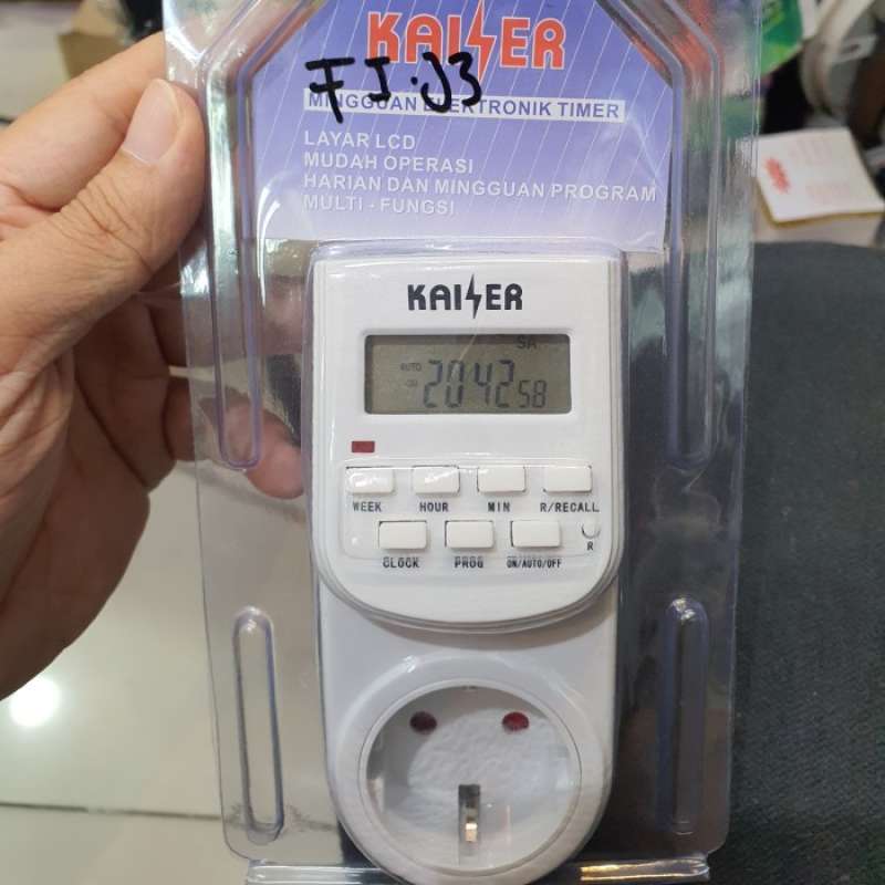 Promo Stop Kontak Timer Digital Kaiser Diskon 23% Di Seller Listrica ...
