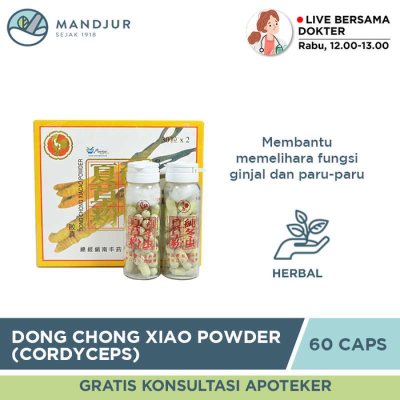 Promo Dong Chong Xiacao Powder Capsule (Cordyceps) - Obat Diabetes ...