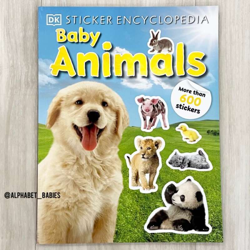 Jual Dk Sticker Encyclopedia Baby Animals (more Than 600 Stickers) Di ...