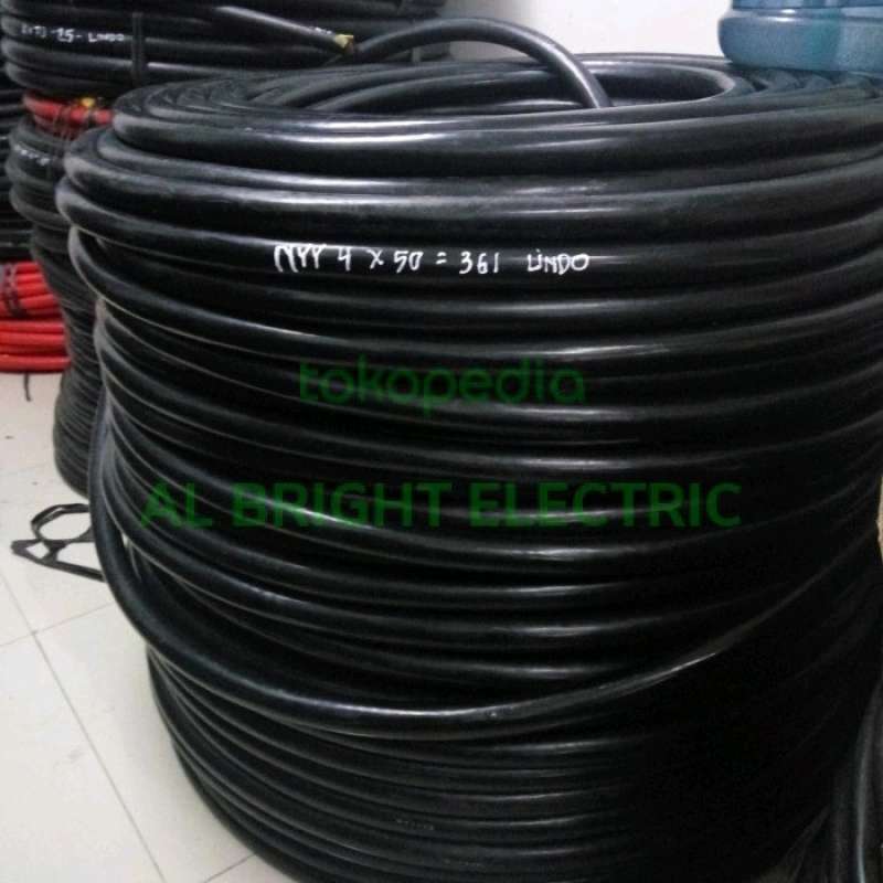 Promo Kabel listrik / power NYY 4X50 merk lindo atau metal (harga per ...