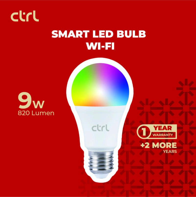 Promo PROMO EXCLUSIVE LAUNCH! CTRL Smart LED Bulb 9W WiFi Color RGB ...