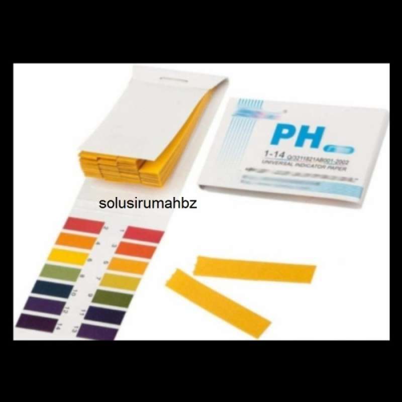 Jual Penguji Garis Kertas Uji Lakmus 1-14 Asam Basa PH Indikator tes ...