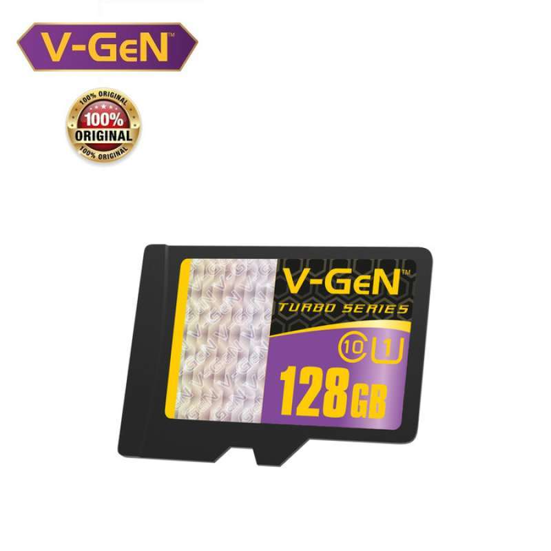 Promo V-Gen Memory Card Micro SD 128GB Class 10 Diskon 23% di Seller ...