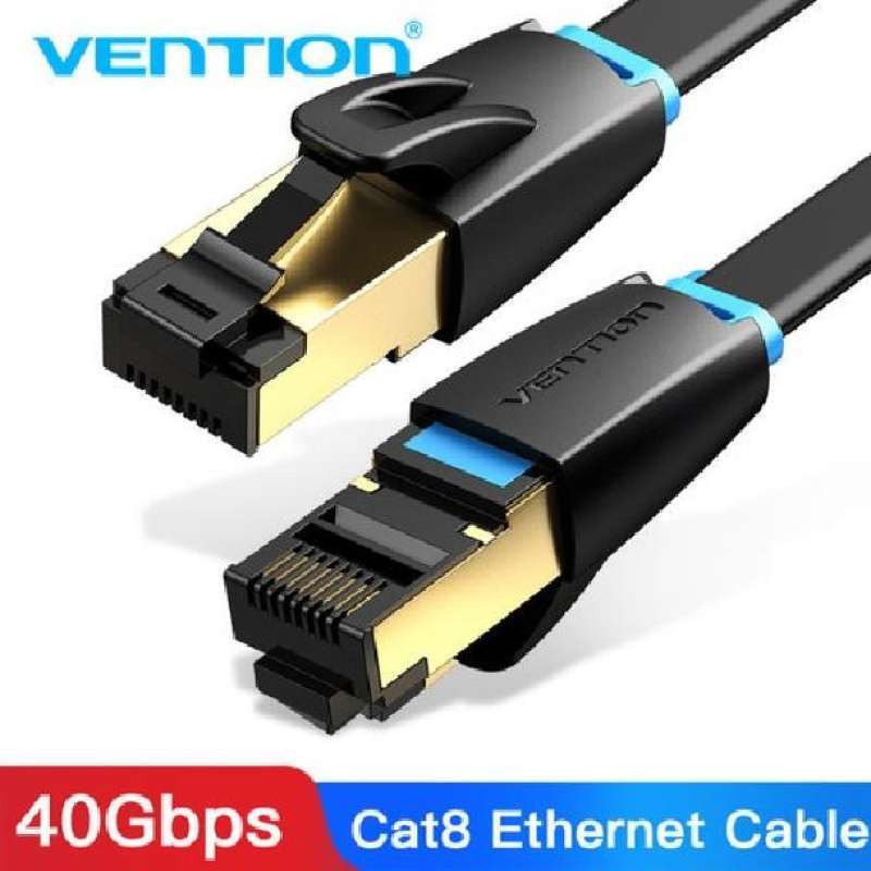 Jual Vention 5M Kabel Lan RJ45 Cat8 Cat.8 Gigabit 40Gbps SFTP Gold di ...