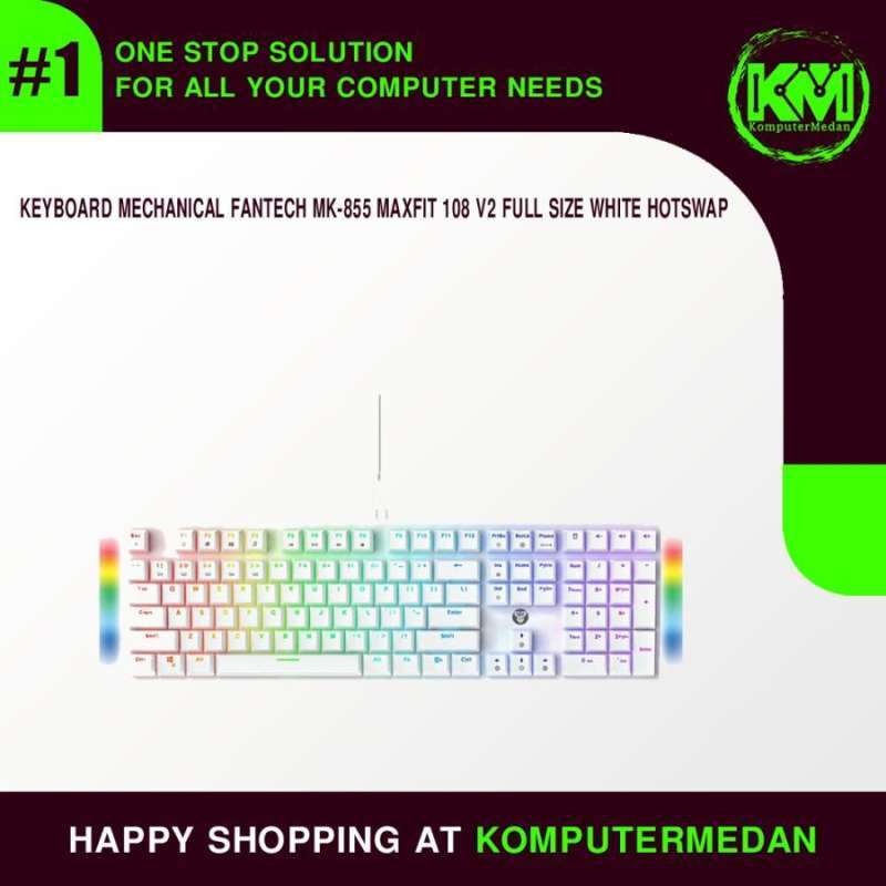 Jual Fantech Maxfit108 Hotswap Rgb 5 Pin Keyboard Gaming Mechanical ...