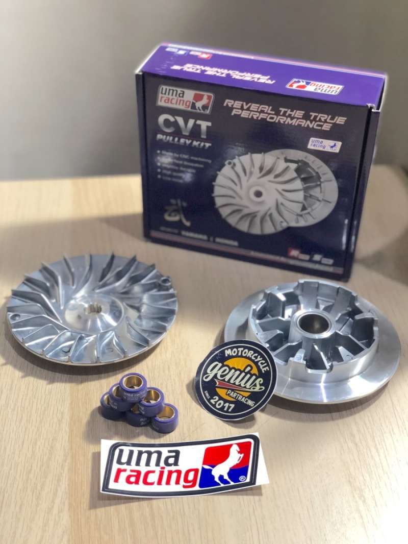 Jual Pulley Cvt Set Nmax - Aerox 155 - Lexi Uma Racing Original Di ...