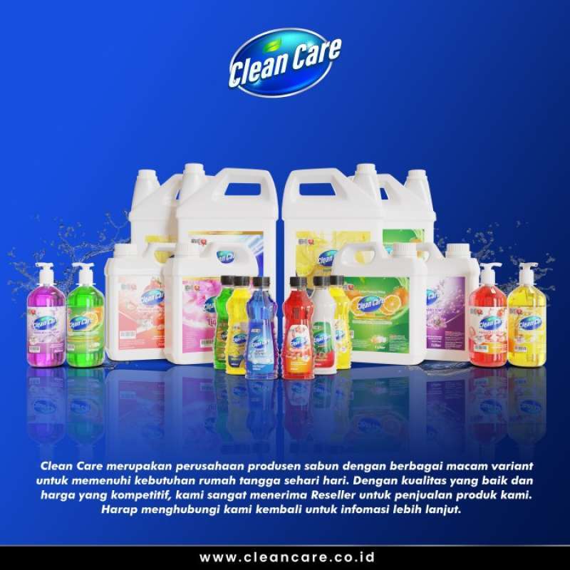 Jual Sabun Pel Lantai Floor Cleaner Clean Care 4 Liter Flower Essence ...