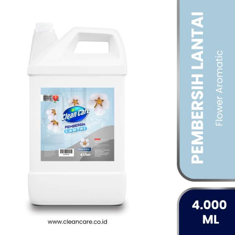 Jual Sabun Pel Lantai Floor Cleaner Clean Care 4 Liter Flower Essence ...