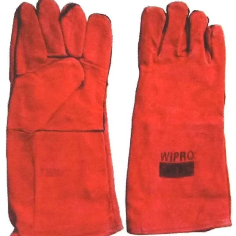 Jual 14 Sarung Tangan Kulit Panjang / Long Leather Safety Gloves - Wipro S Di Seller Mikazu ...