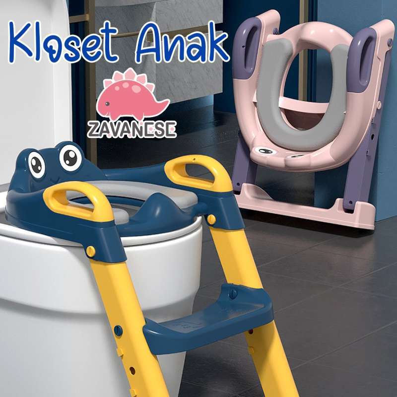Jual *cod* Tangga Lipat Toilet Zavanese Untuk Training Anak Tempat ...