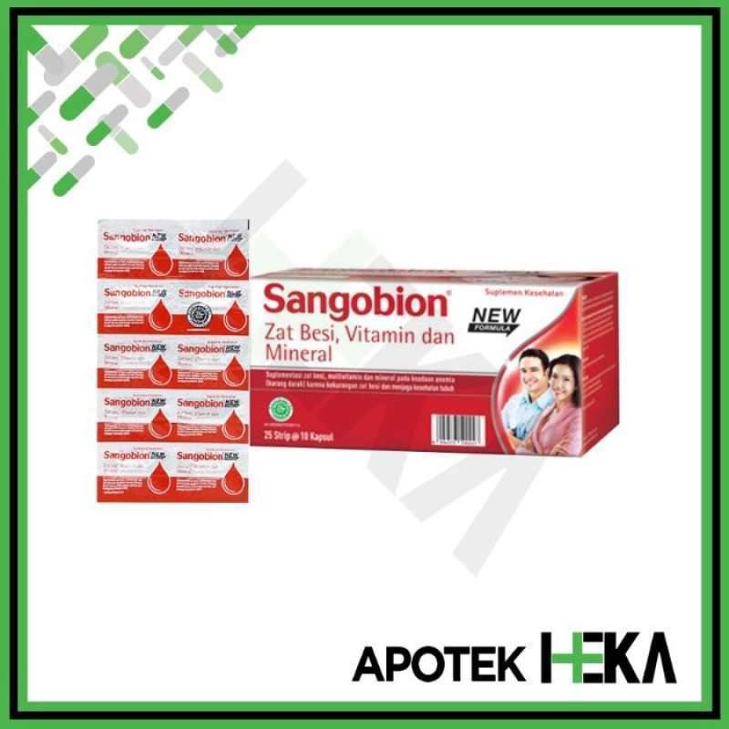 Sangobion Kapsul 1 Box Lengkap Harga Terbaru April 2024 | Blibli