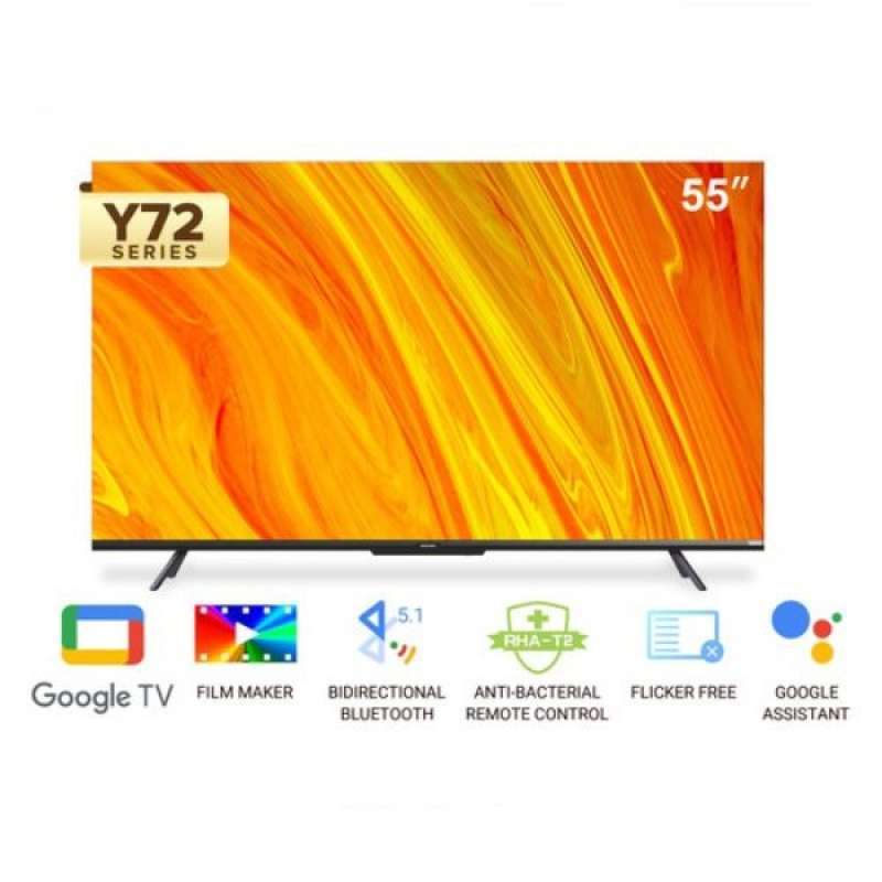 Jual Coocaa Led TV 55 Inch 55Y72 Google TV 4K UHD di Seller Hiro ...