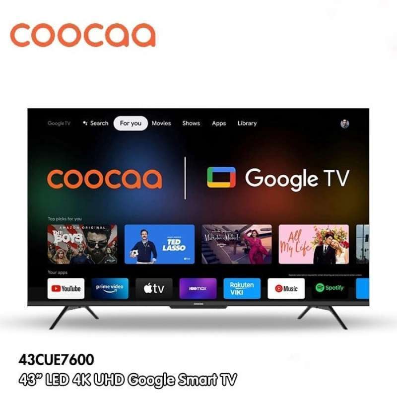 Promo Coocaa Led Tv 50 Inch 50cue7600 Google Smart Tv 4k Uhd Diskon 12% ...