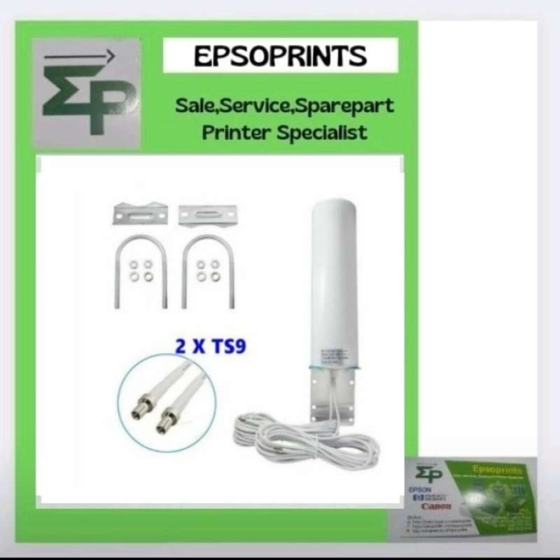 Promo Antena modem router gsm wifi 4g omni outdoor dual sma penguat ...