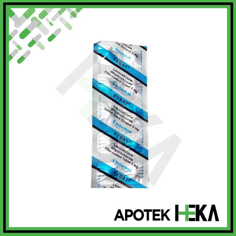Jual Xybat 1 Tablet - Levocetirizine Di Seller Apotek Heka Official ...
