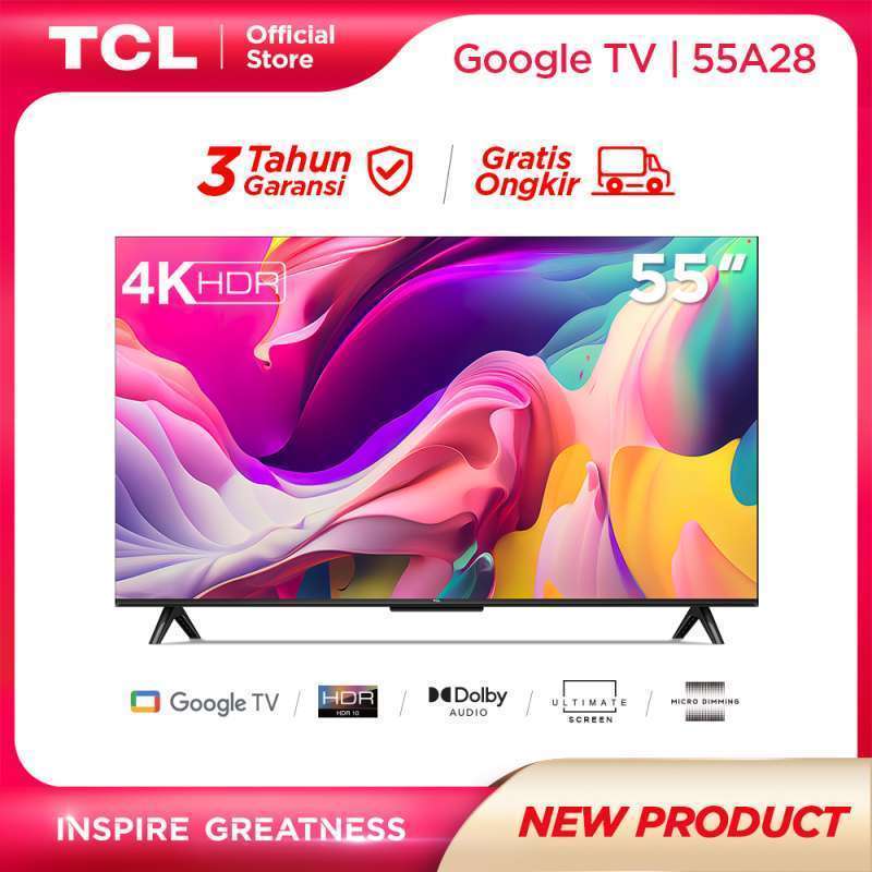 Promo Tcl 55a28 - 55 Inch Google Tv - 4k Uhd - Hdr 10 + Micro Dimming ...