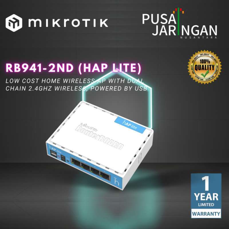 Promo MIKROTIK hAP lite RB941 2nD/ RB941-2nD Diskon 23% di Seller Tikno ...
