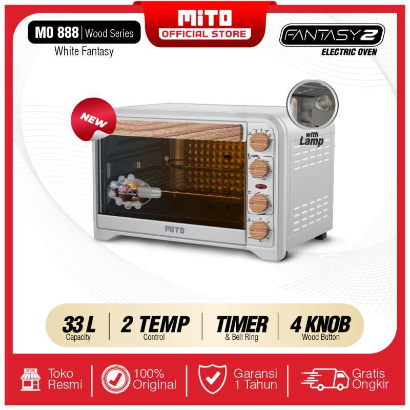 Promo Mito Oven Listrik Fantasy 2 Mo888 Wood Series 33l Low Watt ...