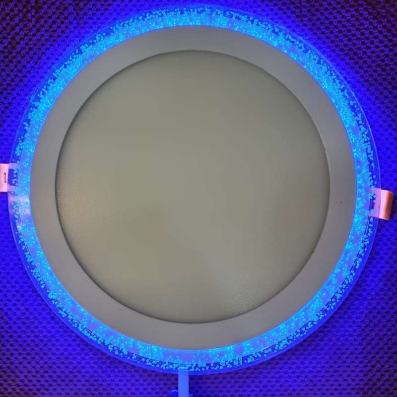 Promo Downlight panel led 2 warna bubble 18w+6w inbow ceiling panel 18w ...