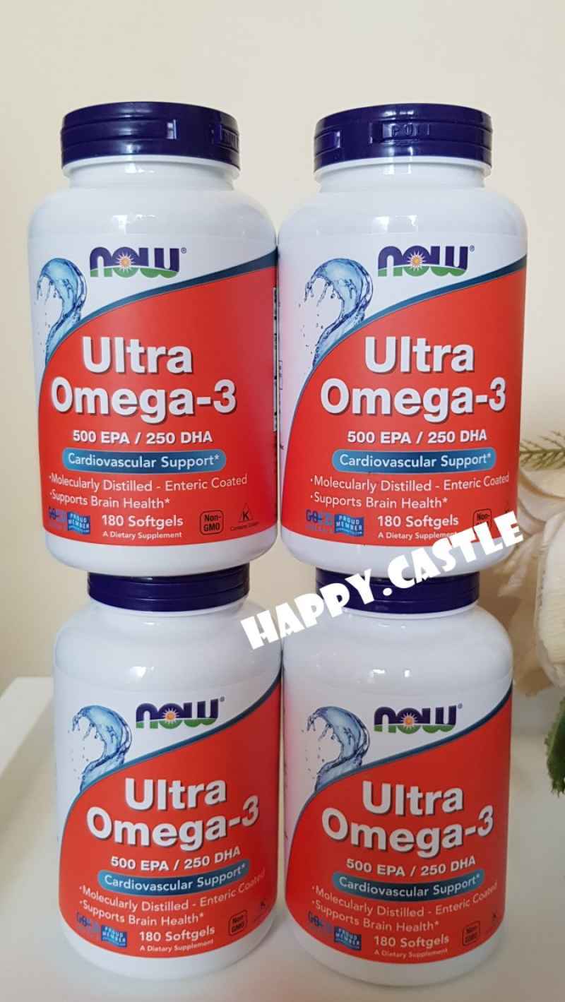 Promo NOW FOODS ULTRA OMEGA 90 180 SOFTGELS OMEGA-3 OMEGA3 FISH OIL ...