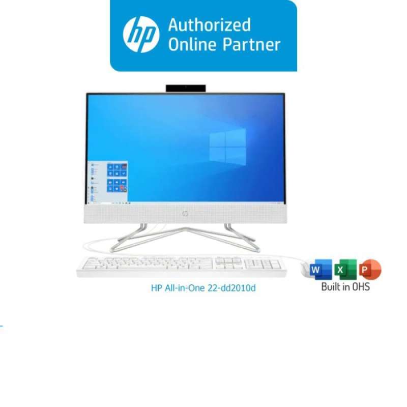 Promo HP All-in-One 22-dd2010d PC i3-1215U 512GB SSD Win11 OHS 21.5 FHD ...
