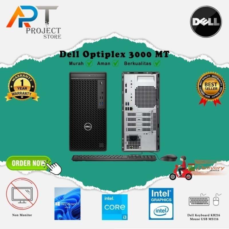 Promo Pc Dell Optiplex 3000 Mt Core I3-12100 4gb 1tb Sata Win11home 1yr ...