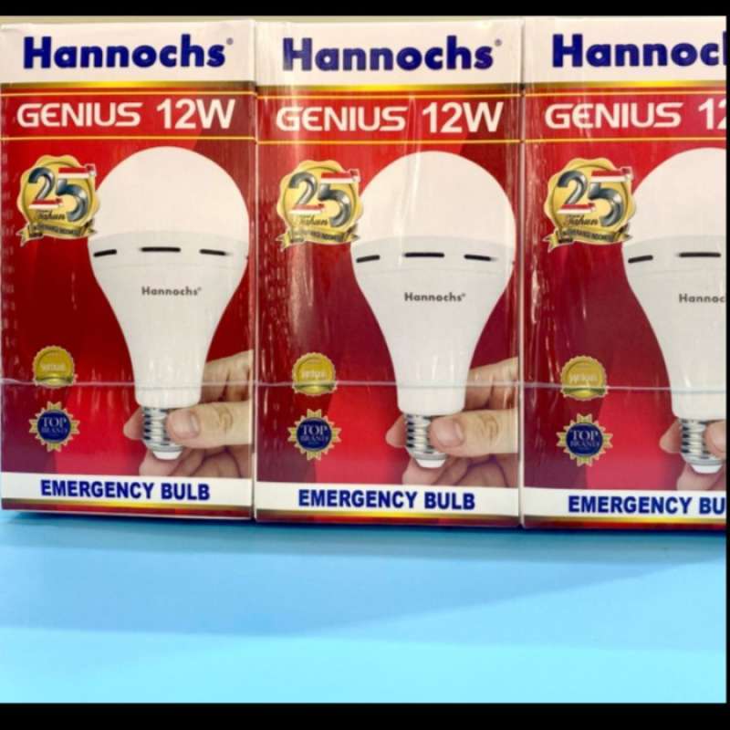 Promo HANNOCHS Genius 12 Watt / Emergency Bulb / LED AC/DC Diskon 23% ...