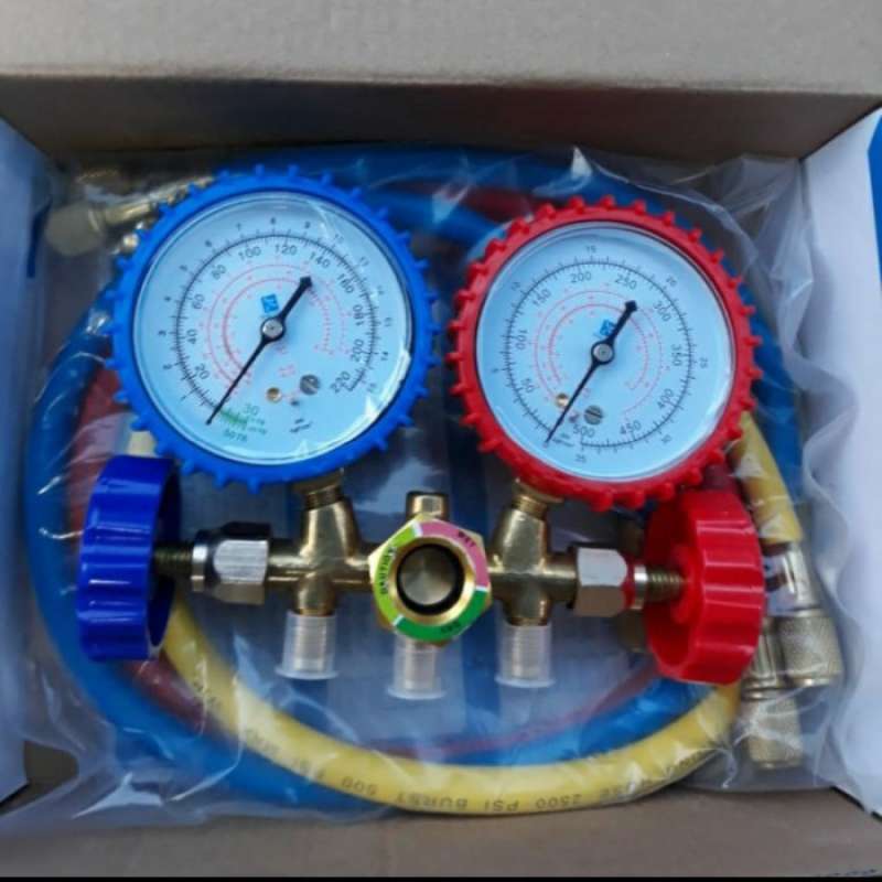 Jual Manifold Ac/alat Isi Freon Merk Handen R22/r134 Di Seller ...