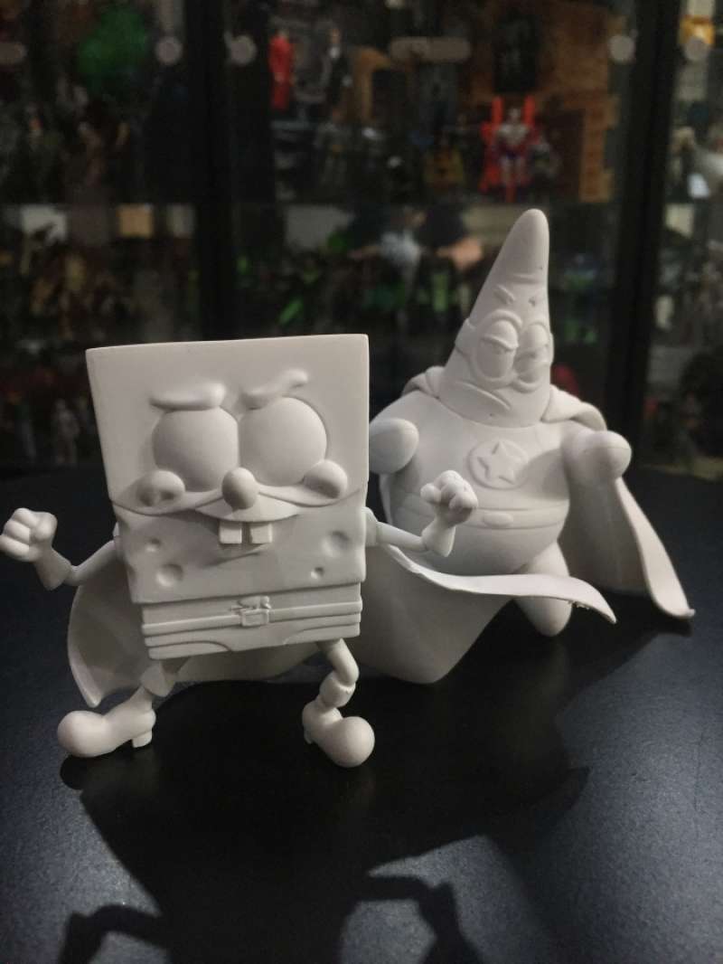 Jual Nickelodeon SpongeBob Squarepants Mini Figure World Superhero ...