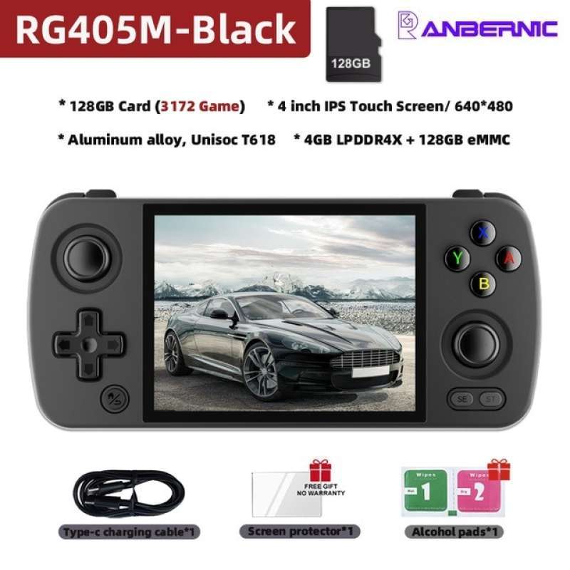 Promo Anbernic Rg405m 128gb - Dual Mode Emulator Retro Game Handheld ...