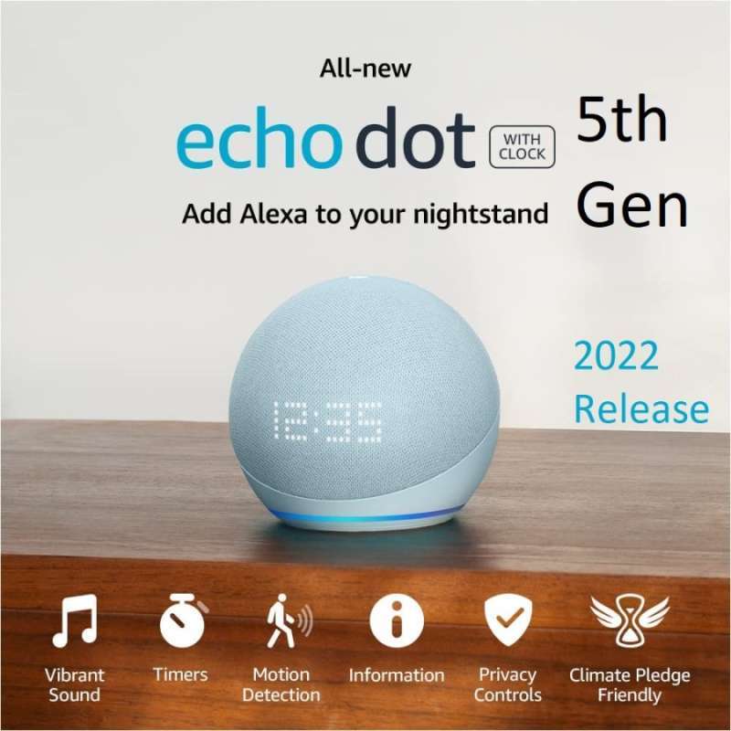 Jual Amazon Echo Dot 5th Gen / 5th Generation Original Latest Smart ... Jual Amazon Echo Dot 5th Gen / 5th Generation Original Latest Smart ...