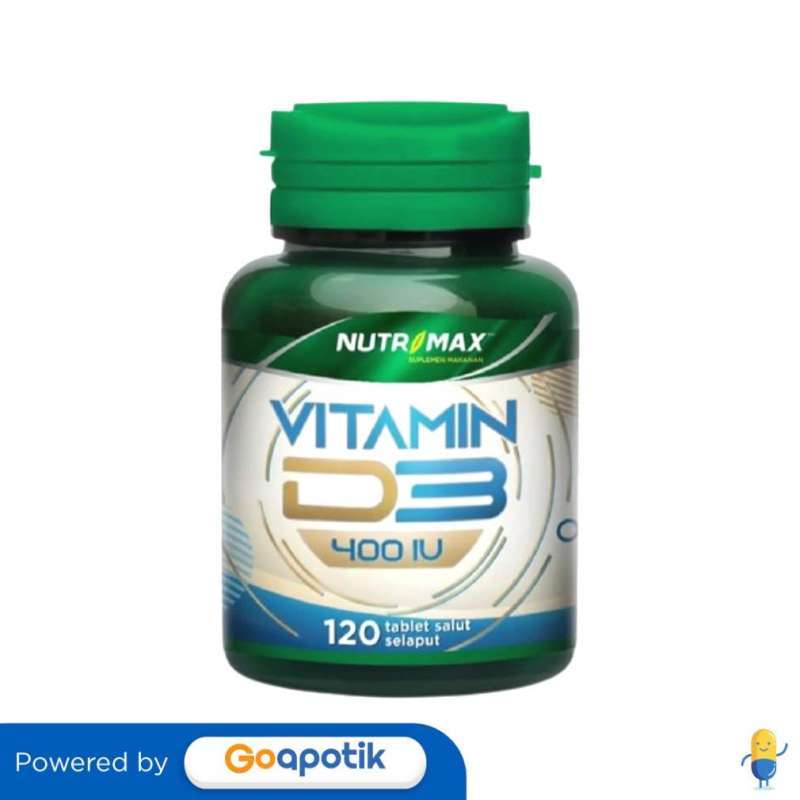 Jual Nutrimax Vitamin D3 400 Iu Botol 120 Tablet Di Seller Apotek Mose ...