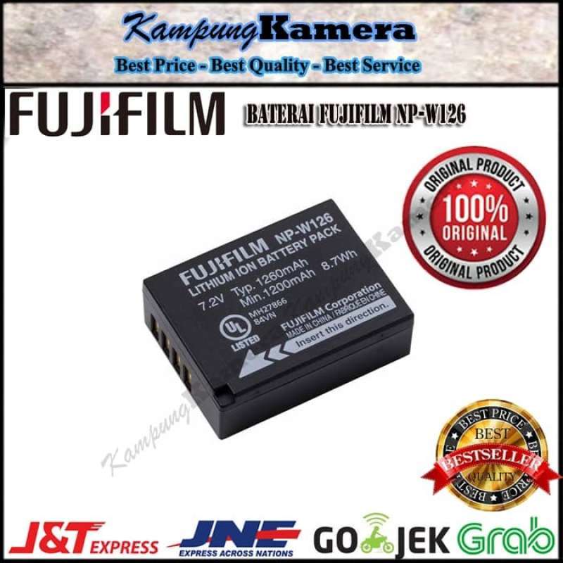 Promo BATERAI FUJIFILM NP-W126 / BATTERY FUJI NPW126 ORIGINAL !! Diskon ...