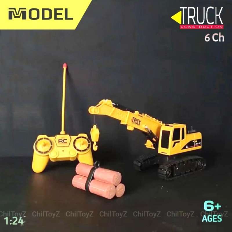 Promo Mainan Remote Control Alat Berat Crane MODEL Remot Kontrol 6Ch ...