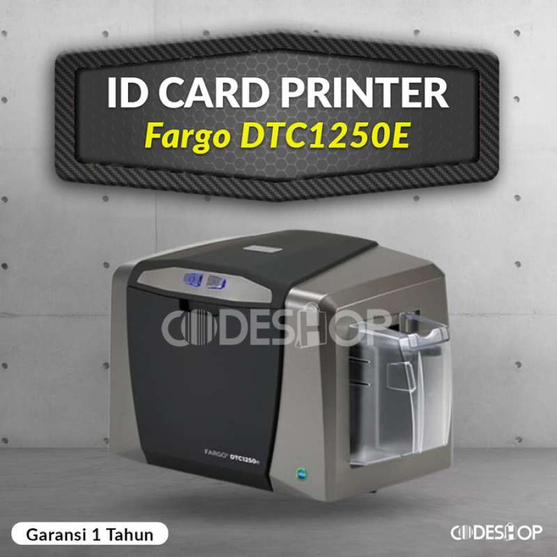 Jual Id Card Printer Fargo Dtc 1250E Cetak Kartu Member, Kartu Pasien ...